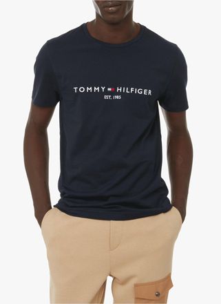 Tommy Hilfiger T-shirt &agrave; logo en coton biologique