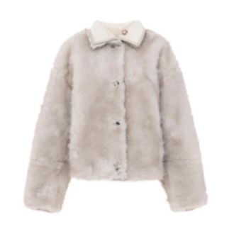 Urban Code Wendbare Kunstpelzjacke - - Jackets - Damen - Beige - XS