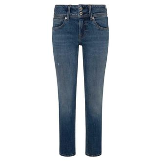 Pepe Jeans London Damen Slim Lw Pl204729 Jeans, Blau (Denim-hv4), 27 W/34 L
