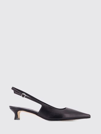 Aeyde Escarpins slingback Catrina en cuir lisse avec talon bas