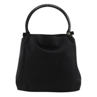Ferragamo Pre-owned Canvas Handbag - - Pre-owned - Damen - Schwarzk - ONE SIZE