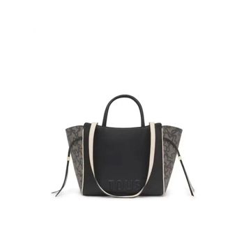 Tous Kaos Icon Tasche Schwarz-Beige - - Bags - Damen - Schwarzk - ONE SIZE