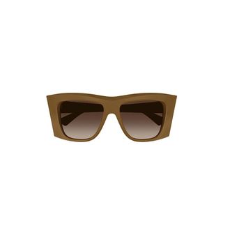 Bottega Veneta Braune Sonnenbrille - - Accessories - Damen - Braun - 54 MM