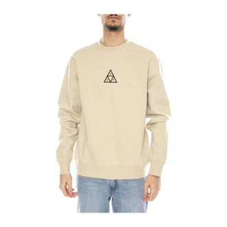 HUF Crewneck Sweatshirt - - Sweatshirts & Hoodies - Herren - Beige - M