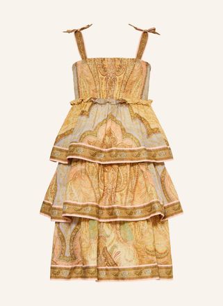 Zimmermann Kleid Awaken Mit R&uuml;schen beige