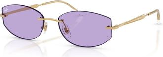 Ray-Ban Lunettes de soleil Rb3792 - unisex - Accessoires - Jaune - Taille: 55 MM