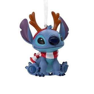 Hallmark Disney Lilo & Stitch D&eacute;coration de No&euml;l avec Bois de cerf