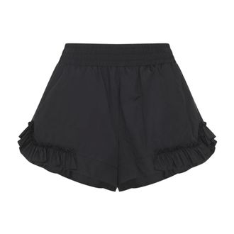 Simone Rocha Femme, Shorts, Noir, Taille: 32 FR Frill Track Shorts