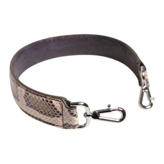 Dolce & Gabbana Femme, Sacs, Brun, Taille: ONE Size Bandouli&egrave;re en cuir exotique pour sac &agrave; main