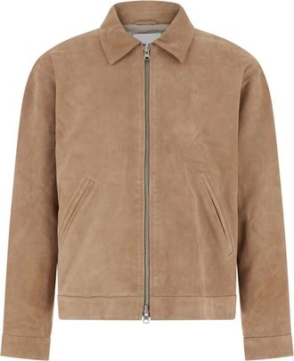 Nn.07 Nn07 - Veste en Daim Petrus - Homme - Vestes - Beige - Taille: M