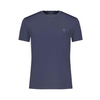 Timberland Blaues Baumwoll Herren T-Shirt Casual - - Tops - Herren - Blau - S