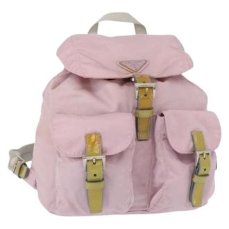 Prada Pre-owned Nylon Rucksack - - Pre-owned - Damen - Rosa - ONE SIZE