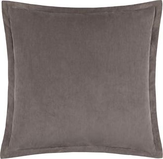 furn. Yard Merton Samtkissen mit Polyesterfüllung - Taupe - 55 x 55 cm