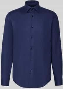 HUGO BOSS Regular Fit Businesshemd aus Baumwoll-Mix Modell JOE
