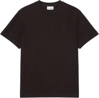 Lacoste Homme, Tops, Brun, Taille: L Textured Jersey T-Shirt
