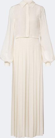 Fendi Maxikleid aus Seidencr&ecirc;pe