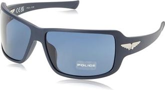 Police SPLN37, Lunettes de soleil Homme, MATT BLUE, 65