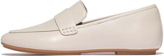 FitFlop Delicato Damen-Slipper aus weichem Leder, beige, 5 UK Narrow