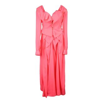 Vivienne Westwood Drunken LS Kleid - - Dresses - Damen - Rosa - S
