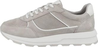 s.Oliver Damen 5-5-23681-30 Sneaker, Light Grey Suede 5 23681 30 213, 41 EU