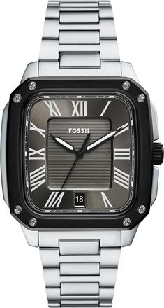 Fossil Uhr Fossil Crosby FS6122 Silberfarben