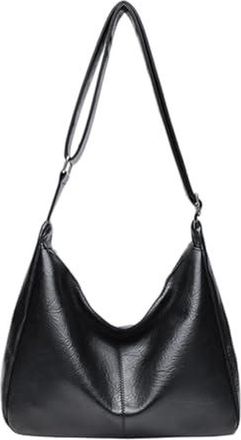 Generico Sac &agrave; bandouli&egrave;re pour femme en cuir synth&eacute;tique - Sac &agrave; bandouli&egrave;re &eacute;l&eacute;gant &agrave; la mode, grand sac &agrave; main d&eacute;contract&eacute; avec bandouli&egrave;re r&eacute;glable - pour 