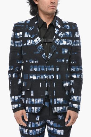 Off-white Blazer aus Baumwollmischung WINDOWS mit Pattentaschen Off-White