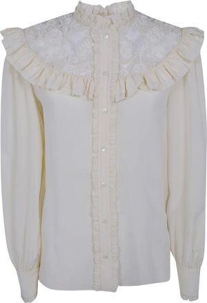Chlo&eacute; Chemise classique &agrave; manches suspendues - Femme - Blouses et Chemises - Blanc - Taille: 36 FR