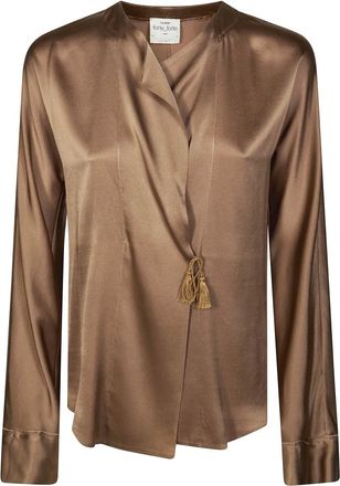 Forte_Forte Femme, Blouses et Chemises, Beige, Taille: 34 FR Coprispalle