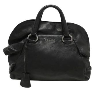 Prada Bauletto Satchel Pre-owned - Femme - Pre-owned - Noir - Taille: ONE Size