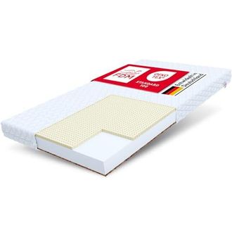 FDM PIKOLO Matelas 90x190 cm Mousse &agrave; M&eacute;moire de Forme Latex Coco &Eacute;paisseur 11 cm Fermet&eacute; H2 H4 Matelas &agrave; Deux Faces 7 Zones de Confort Housse Lavable Oek