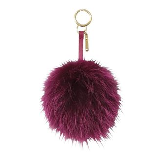 Fendi Pre-owned Pom Pom Bag Charm - - Pre-owned - Damen - Lila - ONE SIZE
