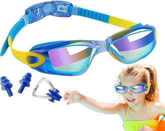 Generico Kinderbrille, Schwimmbrille, Jugendbrille, Anti-Beschlag-Brille, klare Sicht, wasserdicht, f&uuml;r Jugendliche