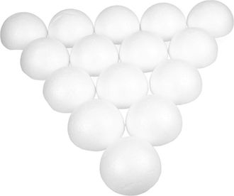 OSALADI 20 St&uuml;ck Teiliges Wei&szlig;e Halbrunde Schaumstoffkugeln Polystyrol Halbkugel Steckmasse f&uuml;r Trocken und Kunstblumen DIY Blumenarrangement Zubeh&ouml;r f&uuml;r Hoch