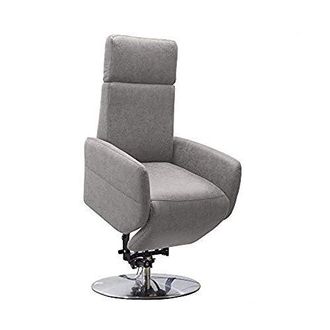 Cavadore Fauteuil TV Cobra/Fauteuil TV avec 2 Moteurs E-M, Batterie et Aide à relever/Fonction Relax/Fonction Couchage/Ergonomie L / 71 x 112 x 82 / Aspect Cui