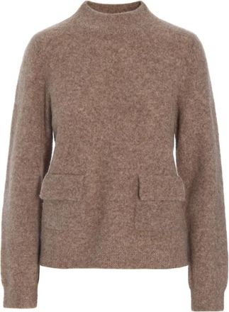 Bitte Kai Rand Strickbluse mit Taschen - - Knitwear - Damen - Braun - XL