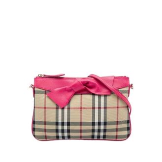 Burberry Pre-owned Peyton Cross Body Bag - Femme - Pre-owned - Beige - Taille: ONE Size