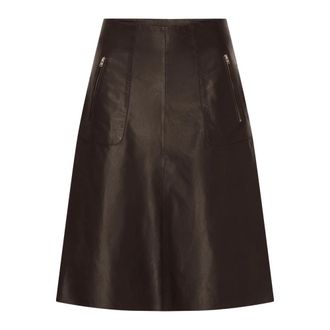 BTF-CPH A-Linien-Midirock - - Skirts - Damen - Braun - 3XL