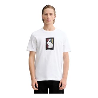 Paul Smith Baumwoll-T-Shirt - - Tops - Herren - Wei&szlig; - L