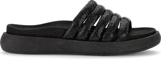 Gabor Schwarze Textile Pantoletten - - Shoes - Damen - Schwarzk - 39 EU