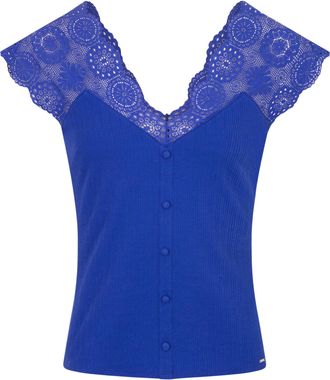 Morgan Damen 242-delor T-Shirt, blau (bleu Electrique), Small
