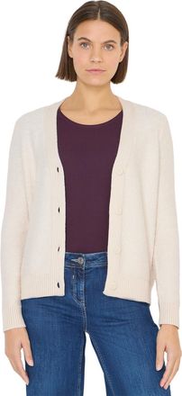 Cecil Softer Boucl&eacute; Cardigan Light Greige M