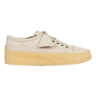 Clarks Homme, Chaussures, Beige, Taille: 41 EU Basse Blanche Sale Baskets