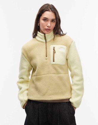 The North Face Yumiori - Polaire &agrave; col zipp&eacute; - Jaune