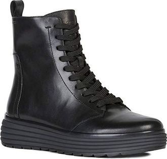 Geox Femme D Phaolae A Bottines, Black, 40 EU