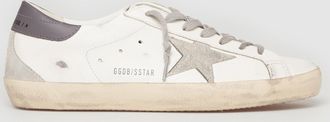 Golden Goose Baskets Homme Super-Star Cuir Blanc