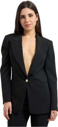 Fracomina Femme, Vestes, Noir, Taille: 40 FR Blazer Crois&eacute;