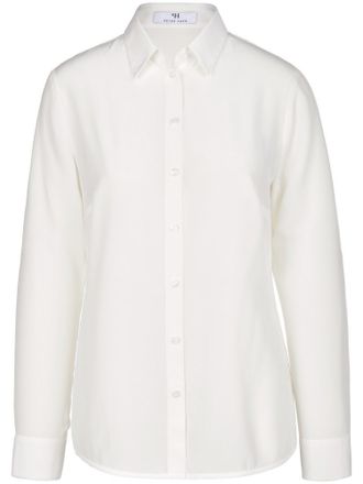 Peter Hahn Bluse aus 100% Seide Peter Hahn Seidenreich weiss