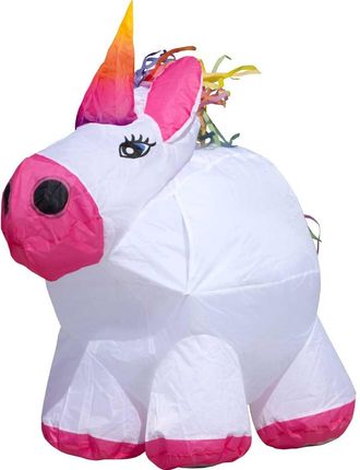 HQ Design - Bouncing Buddy, Bodenwindspiel, wetterfest, dekorativ f&uuml;r Strand Garten Camping, robust und langlebig, ab 3 Bft (Unicorn)