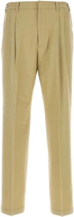 Cellar Door Homme, Pantalons, Beige, Taille: M Sand Stretch Wool Pant
